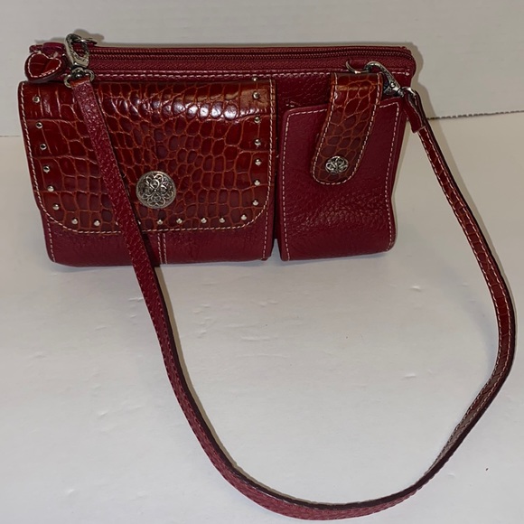 Brighton | Bags | Brighton Red Leather Small Bag | Poshmark